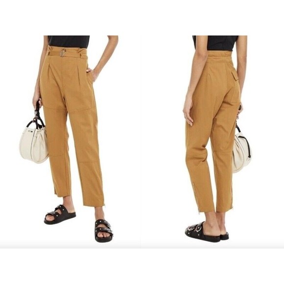 rag & bone | Pants & Jumpsuits | Rag Bone Belted Hunter Dijon Brown ...